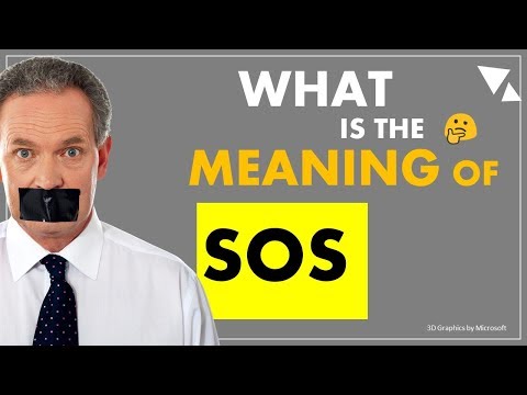 SOS - what is the meaning of Internet Slang