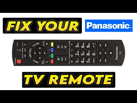 How To Fix Your Panasonic TV Remote Control That is Not Working