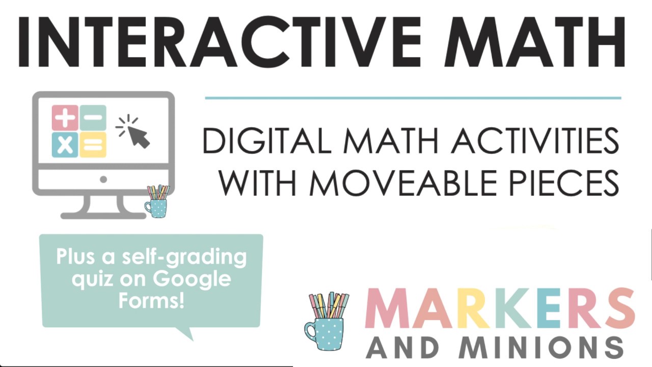 Digital Interactive Math Slides + Self-Grading Quizzes