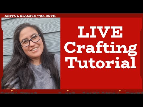 🔴LIVE making some cards with the SUNFLOWER EMBOSSING FOLDER