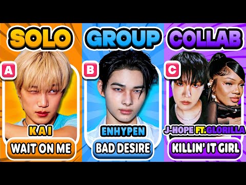 SOLOIST vs GROUP vs COLLAB - Save one Kpop Song 🎵 | Kpop Quiz Challenge