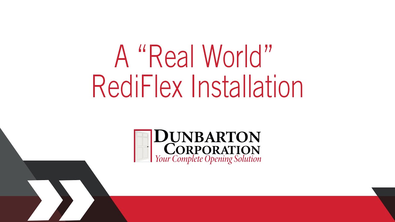 Real World Installation RediFlex