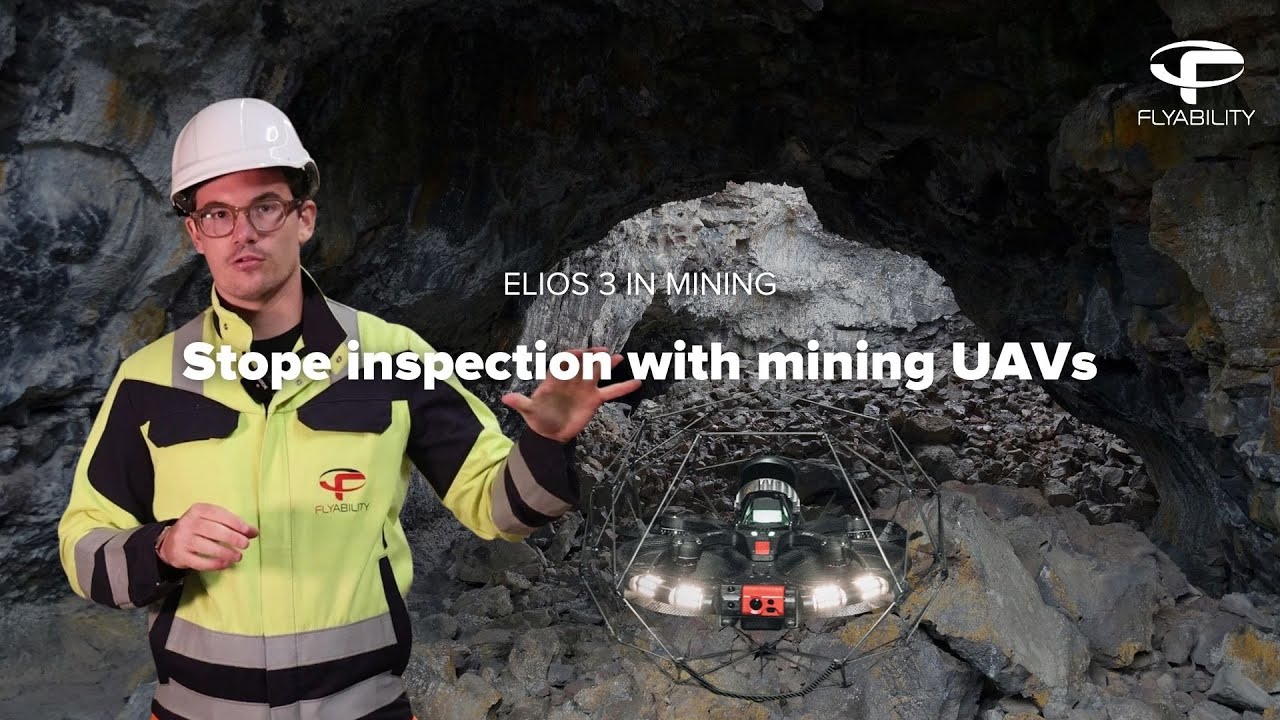 Stope inspections and mapping with the Elios 3. Discover mining UAVs for stope mapping