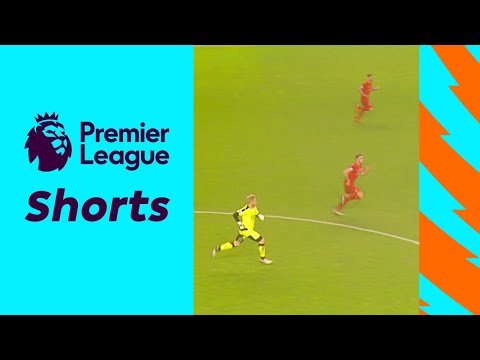 Schmeichel DOWN in the Liverpool box! Can he stop a counter-attack? #Shorts