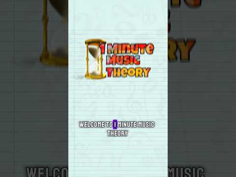 1 Minute Music Theory Ep8: Key Signatures