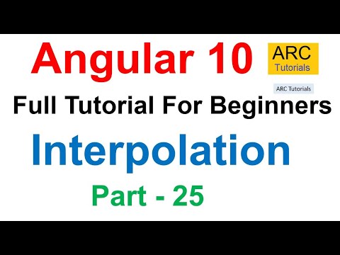 Learn Angular 10 Tutorial 25 Interpolation in Angular | Angular 10 Tutorial For Beginners - Mind ...