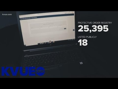 Defenders: Texas has a public protective order database | KVUE