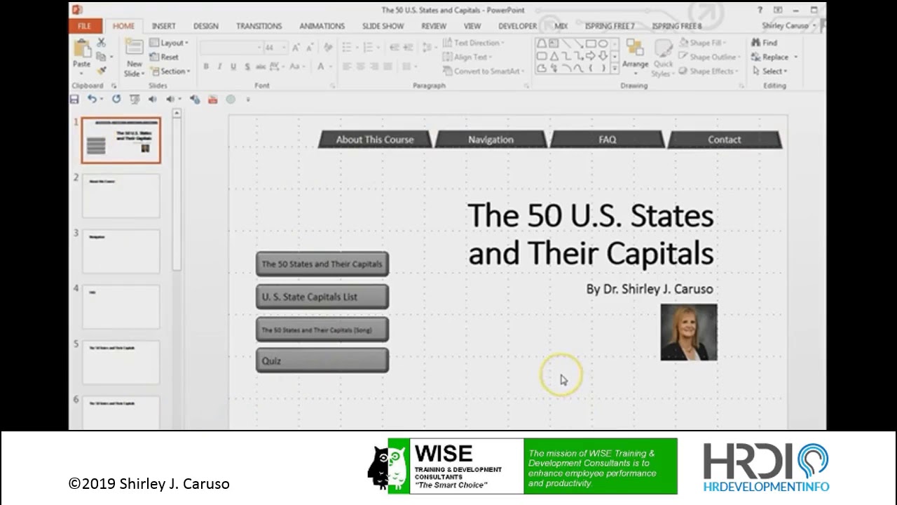 Creating a Graphical User Interface in PowerPoint