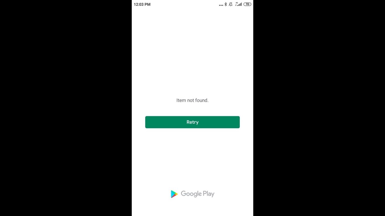 Google Play internal testing item not found!