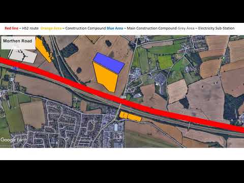 HS2 Route Wales to Ravenfield, South Yorkshire