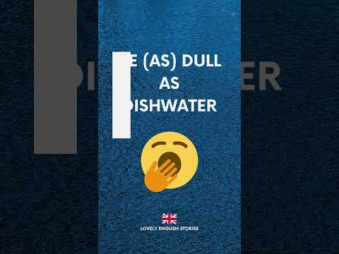 ENGLISH IDIOMS | Dull as dishwater 🥱 | Lovely English Stories #englishidioms #idioms #learnenglish
