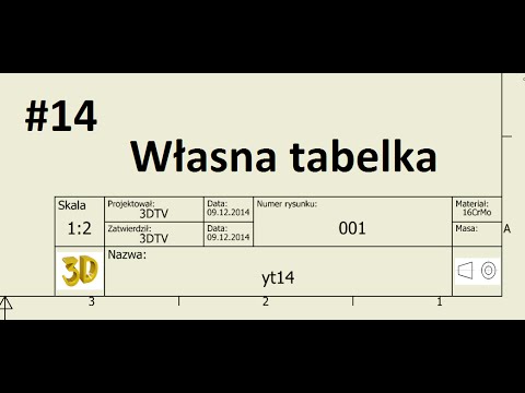 Autodesk Inventor - własna tabelka rysunkowa