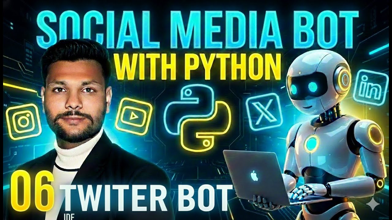 Build a Twitter (X) Bot with Python 🤖 | Social Media Bot Series | Video 06 | ENGINEARG | X Bot 2026