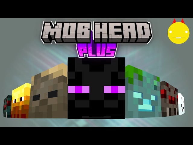 Mob Head Plus Minecraft Data Pack
