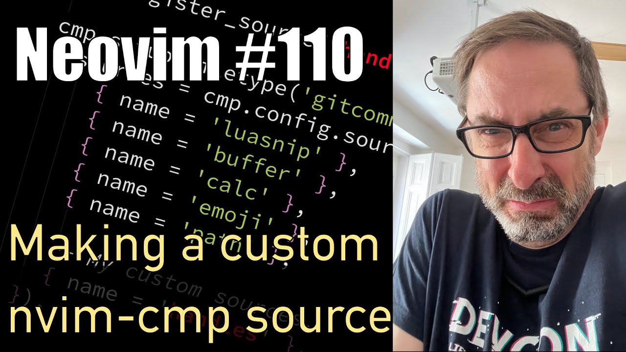 Neovim #110: Making a custom nvim-cmp source