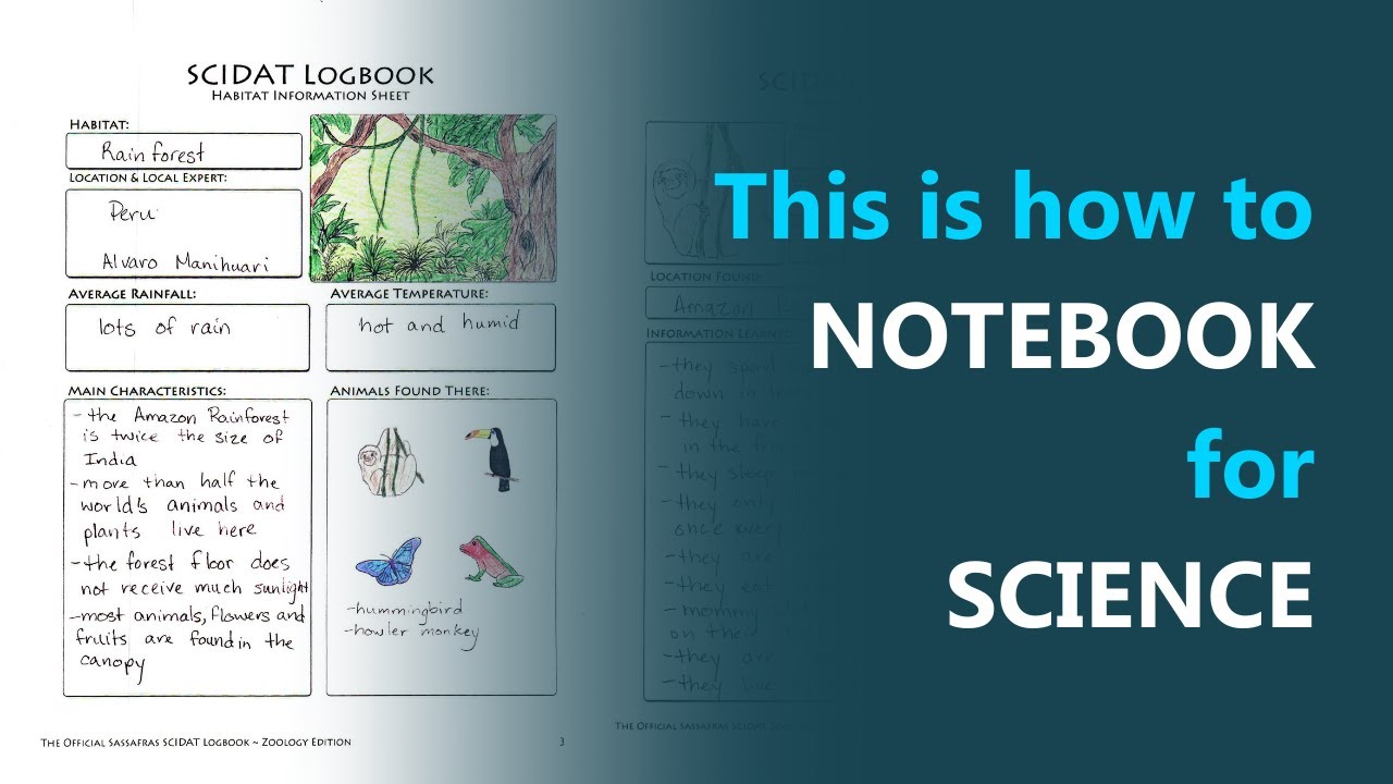 3 Tips for science notebooking