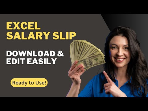 Payslip Template Excel | Excel Payslip Template Download | Monthly Salary Slip Format