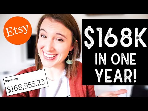HOW MUCH I MADE ON ETSY IN 2020 (Exact numbers) | Etsy Success Tips