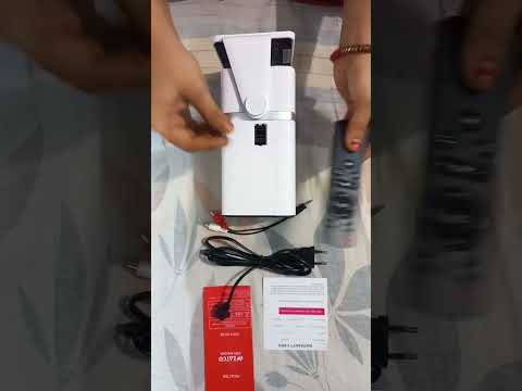wzatco yuva go Android 13.0 smart projector unboxing #song please like and subscribe