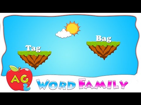 Make a word with Ag | Ag word Family | Ag Rhyming words