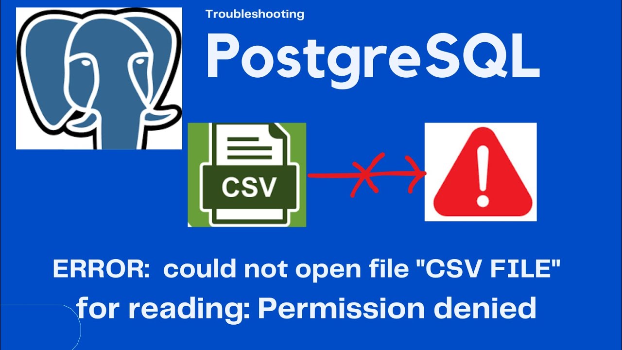Csv to Postgresql Error pgadmin |How to fix this error