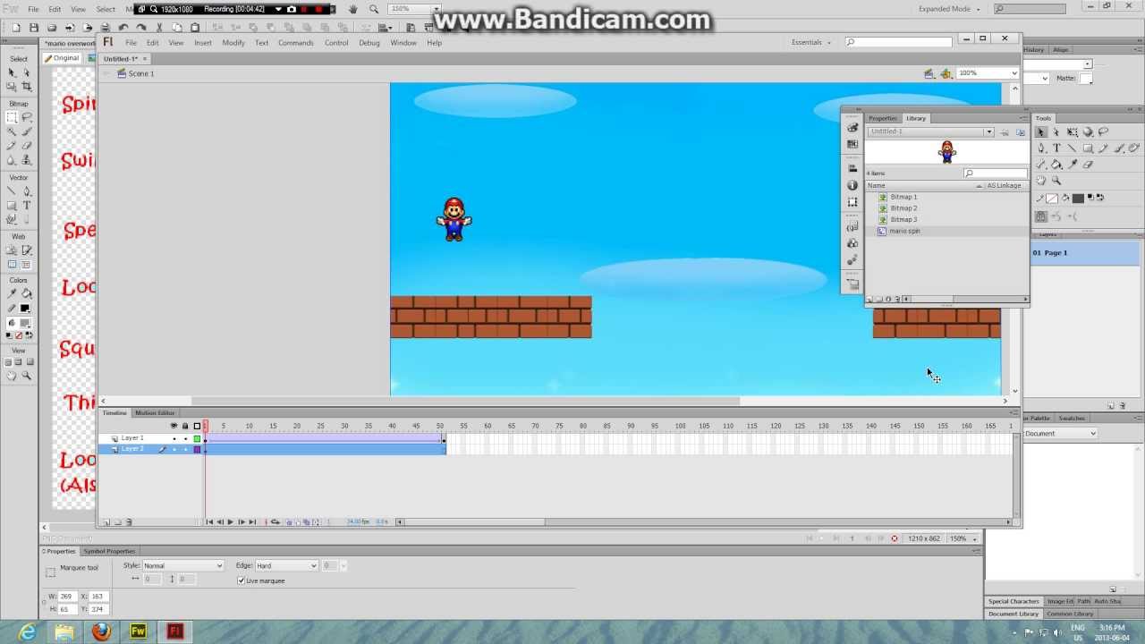 Flash (CS5,CS5.5,CS6,CC) Sprite animation basics tutorial