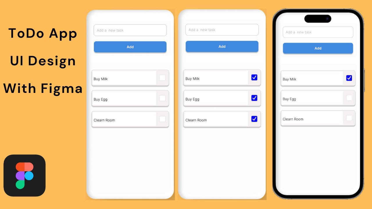 Todo App UI Design With Figma | Figma