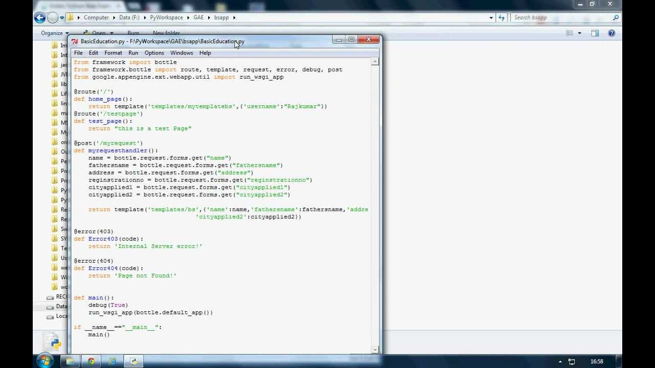 Deploy Python Bottle Framework on Google App Engine