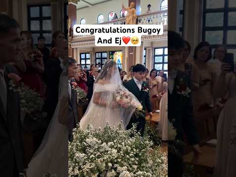 Bugoy Cariño and EJ wedding❤️🥰🥹 #fypviral #bugoy #ej #wedding