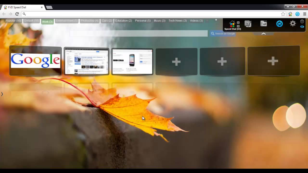 Chrome 3D style - How to set custom dial image from local file FVD Speed Dial