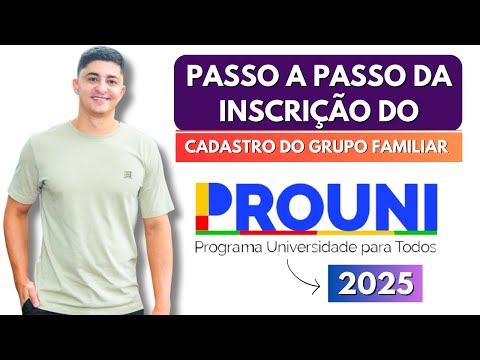 COMO FAZER A INSCRIÇÃO NO PROUNI 2025 | PASSO A PASSO