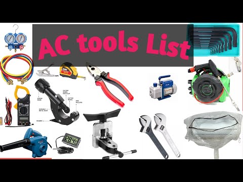 AC repairing tools list | एसी रिपेयरिंग टूल्स लिस्ट 45 Tools | AC Tools |