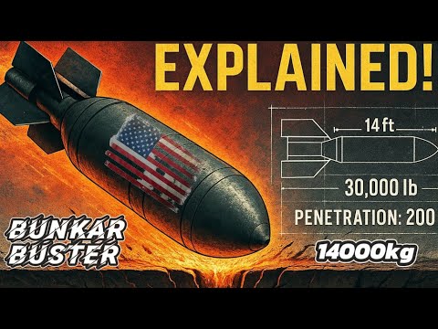 World’s Most Destructive Bomb 💣 #gbu57 #iranvsus
