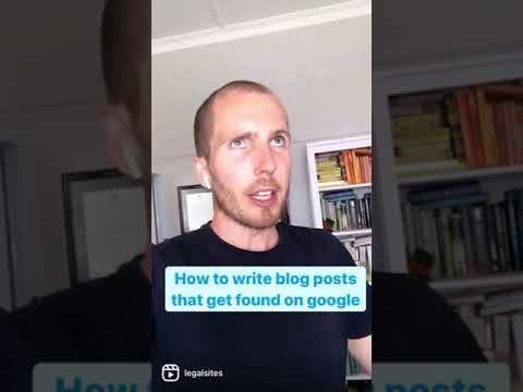 Hey lawyers! Please watch this before writing another blog post...