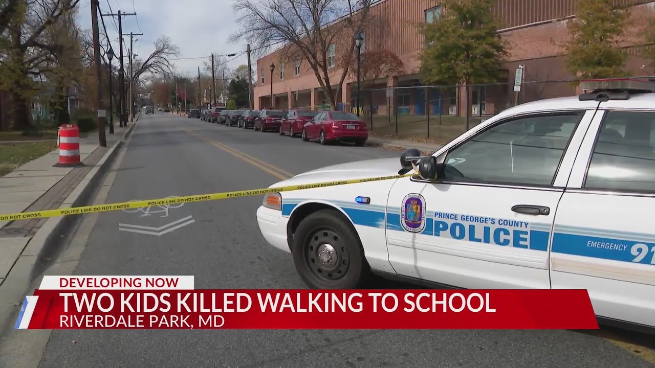 Two students hit, killed while walking to school in Prince George's County