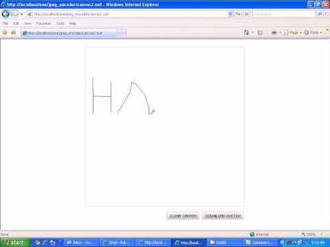 Saving jpg image into desktop in flash swf.avi