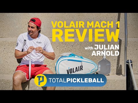 Volair Mach 1 Pickleball Paddle Review with Professional Pickleball Player Julian Arnold!