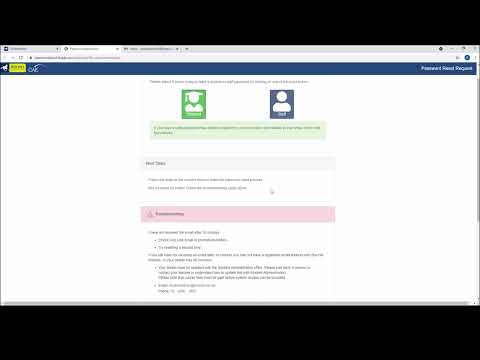 Student - How to Reset your Forgotten Password