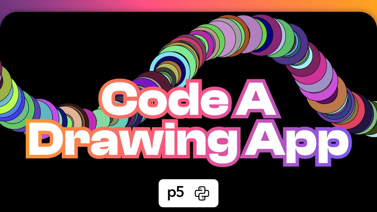 Code A Drawing App P5 Python | Coding For Kids