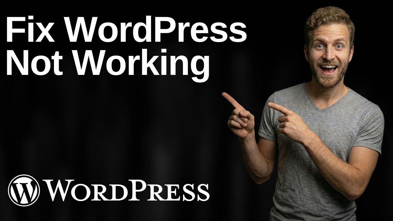 Fix WordPress Not Working (2026 Easy Guide)
