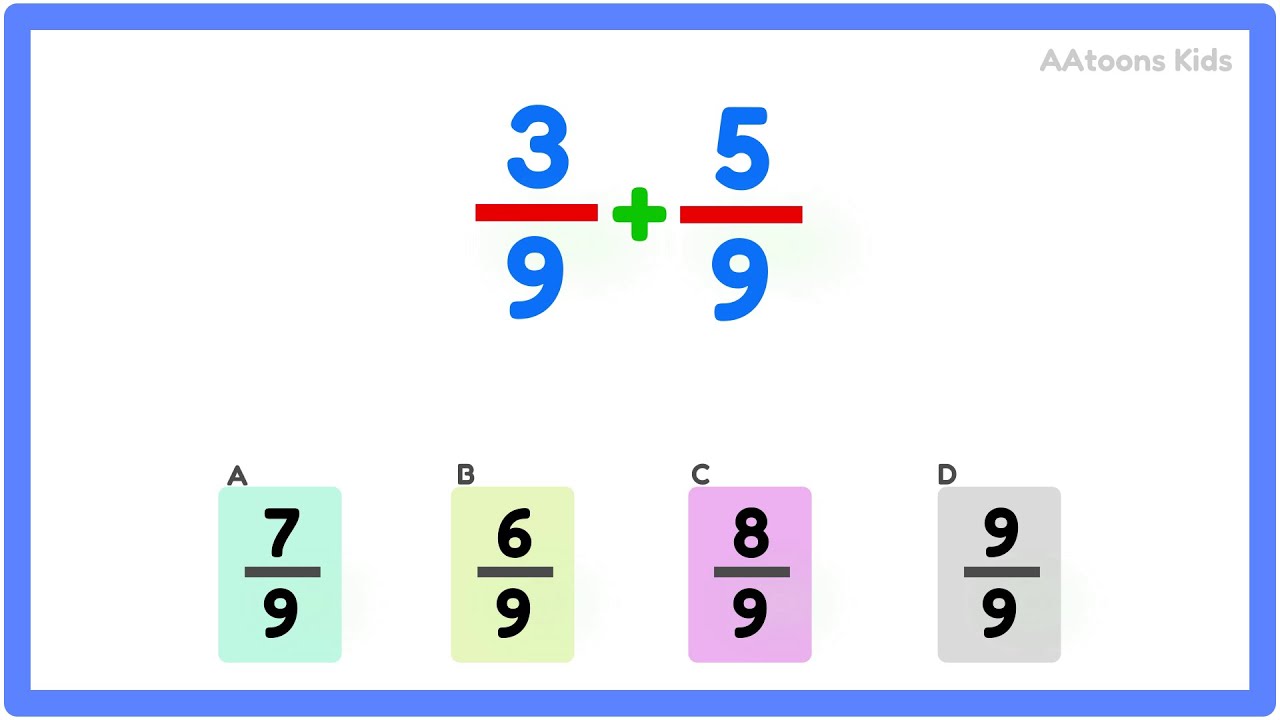 Fraction Addition Quiz for Kids | Add Fractions Easily | Math Quiz for Children