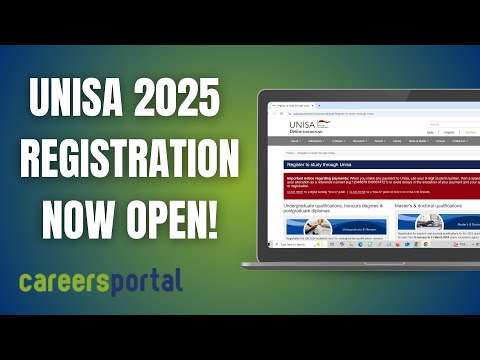 Unisa 2025 Registration Now Open! | Careers Portal