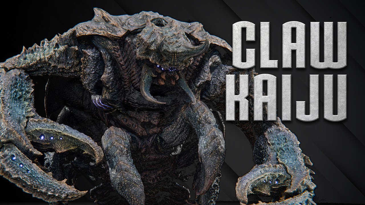 Claw Kaiju Creature | 3D Model