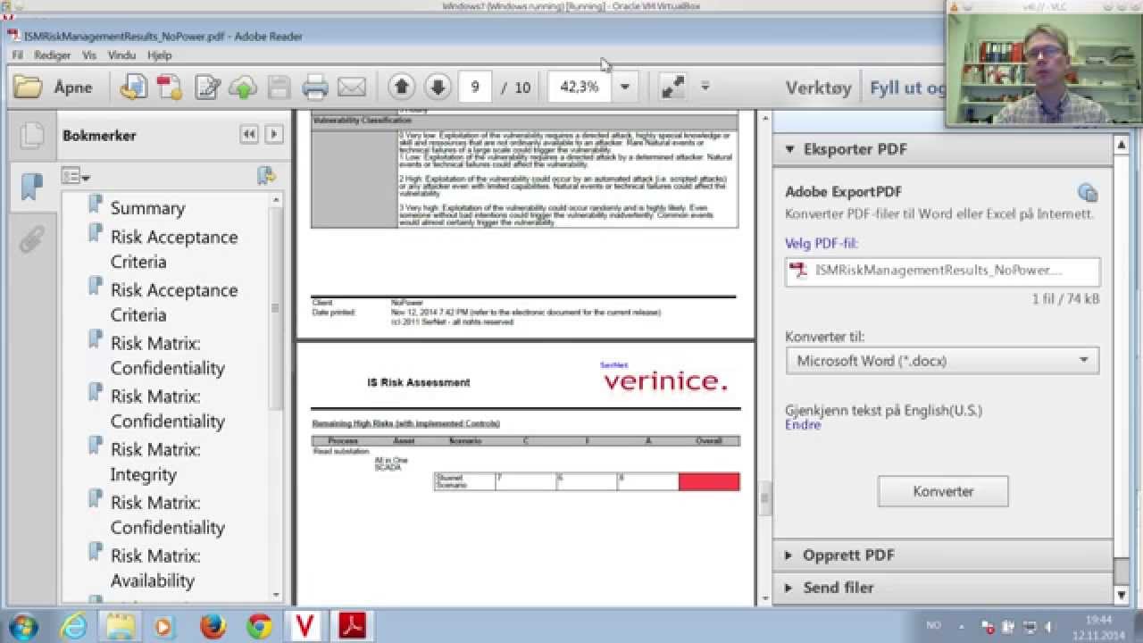 12 7 Create Risk Assessment Report