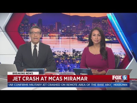 Military Jet Crashes near Marine Corps Air Station Miramar