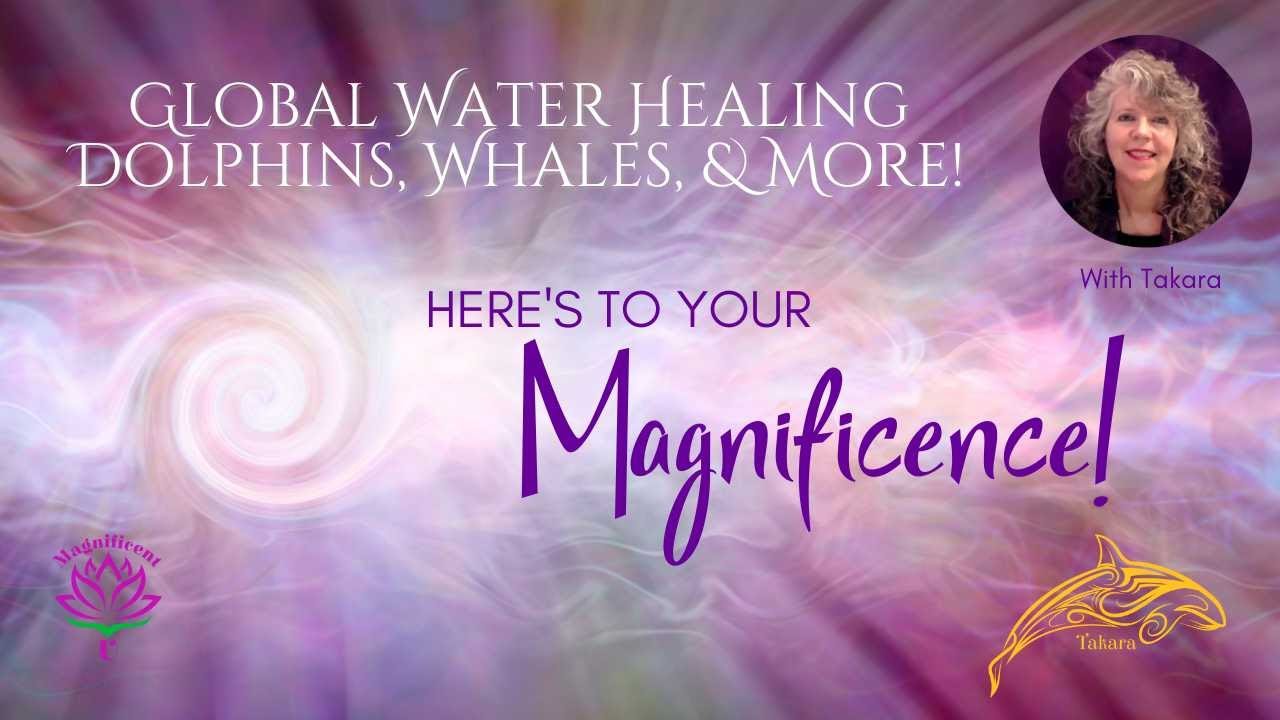 Global Equinox Water Energy Healing Meditation, Dolphins, Whales🌺 Takara Shelor Magnificent U