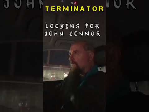terminator looking for John Connor #nostalgia #viralvideo #terminator #funny