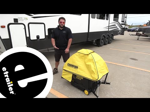 etrailer | Champion Inverter Generators Storm Shield Generator Cover Review