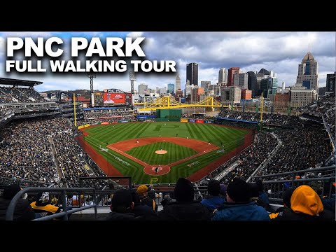 Walking Tour of one of MLB's most scenic ballparks!! FULL Tour of PNC Park in Pittsburgh
