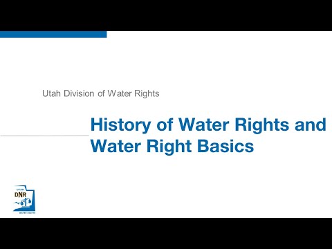 Introduction to Water Rights